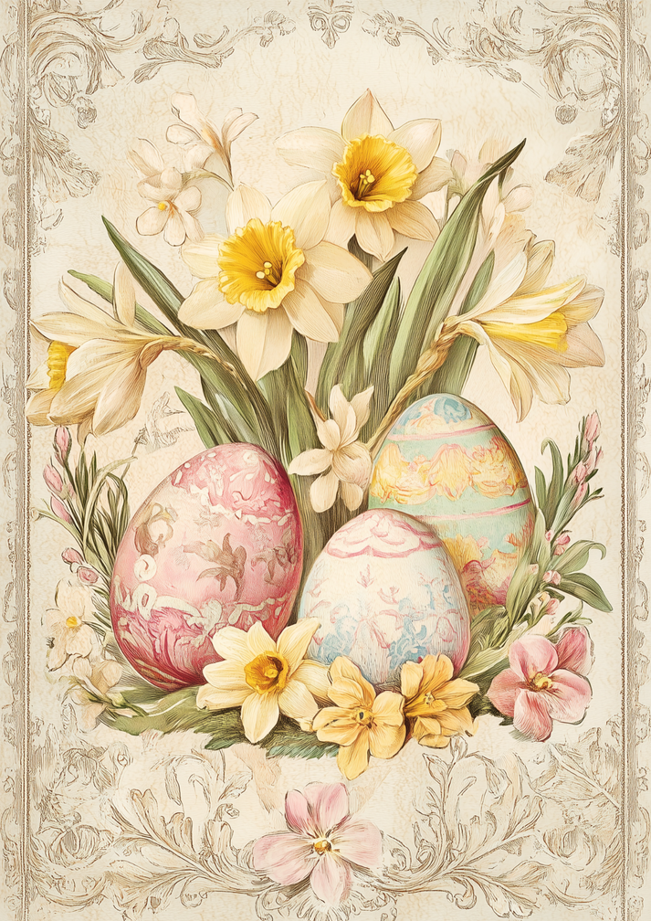 Rice Paper for Decoupage Easter Eggs Full Cat. No. 5539 – The Secrets ...