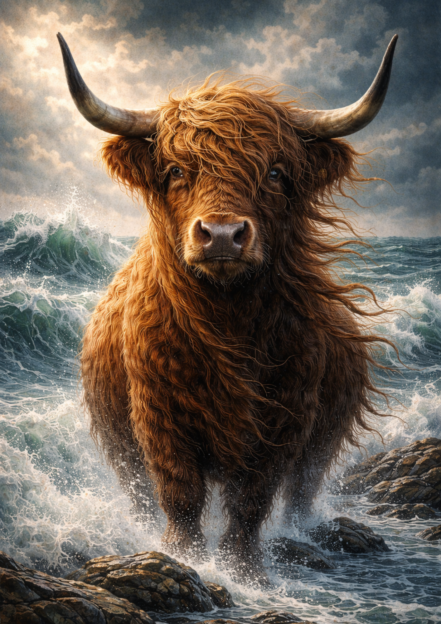 Rice Paper For Decoupage Highland Cow Full Cat. No. 8335 – The Secrets ...